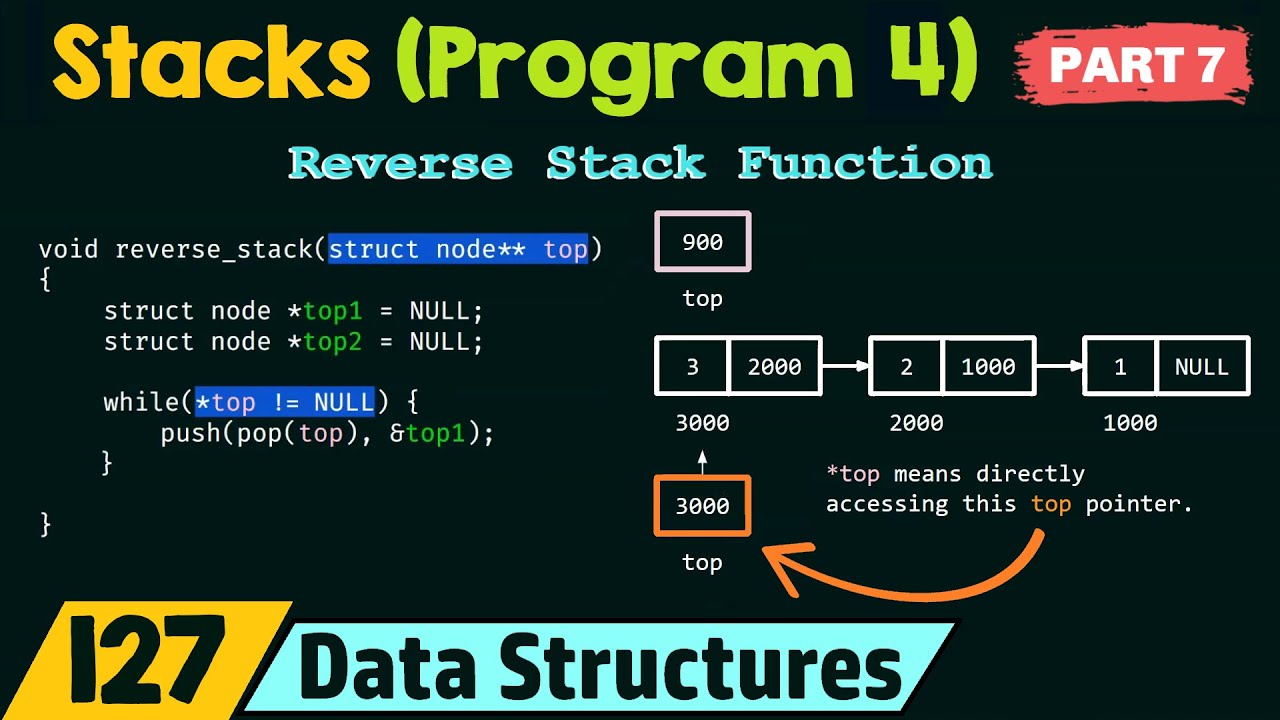 Stacks (Program 4) – Part 7