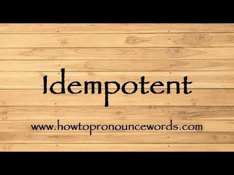 How To Pronounce Idempotent ? How To say Idempotent New Video
