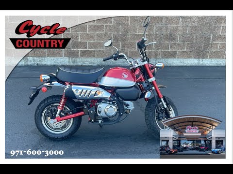 2021 Honda Monkey with only 350 miles on it for sale at Cycle Country in Salem, Oregon.