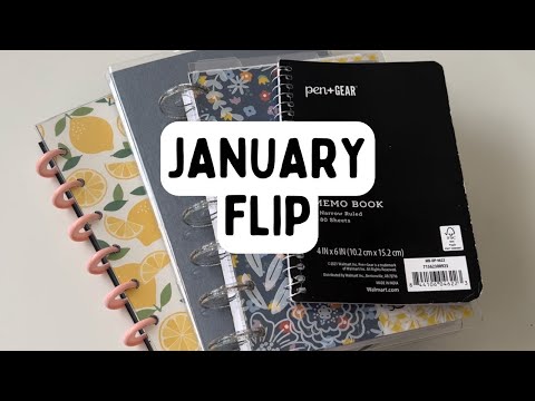 January 2024 Check-in | A5 Take a Note Planner & Mini Happy Planner