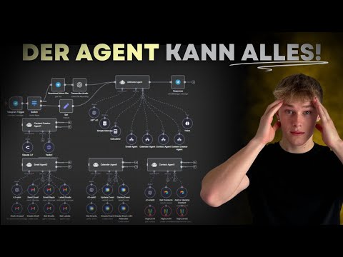 N8N KI Agenten Team automatisiert ALLE deine Aufgaben | GRATIS Template (Ohne Code)