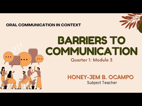 Barriers to Communication