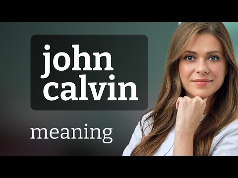 John calvin • JOHN CALVIN definition