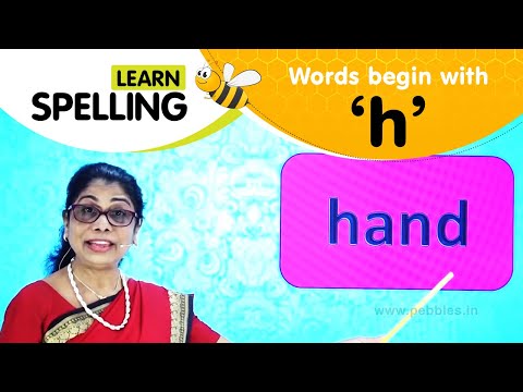 Spell & Tell Words that begin with 'H' | Word Phonics | Learn Spelling Words begin with Alphabet 'H'