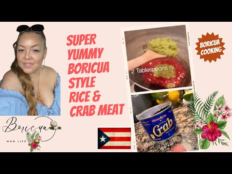 Puerto Rican Rice And Crab Meat | Chicken Of The Sea Premium Crab Meat | Arroz Con Caagrejo |
