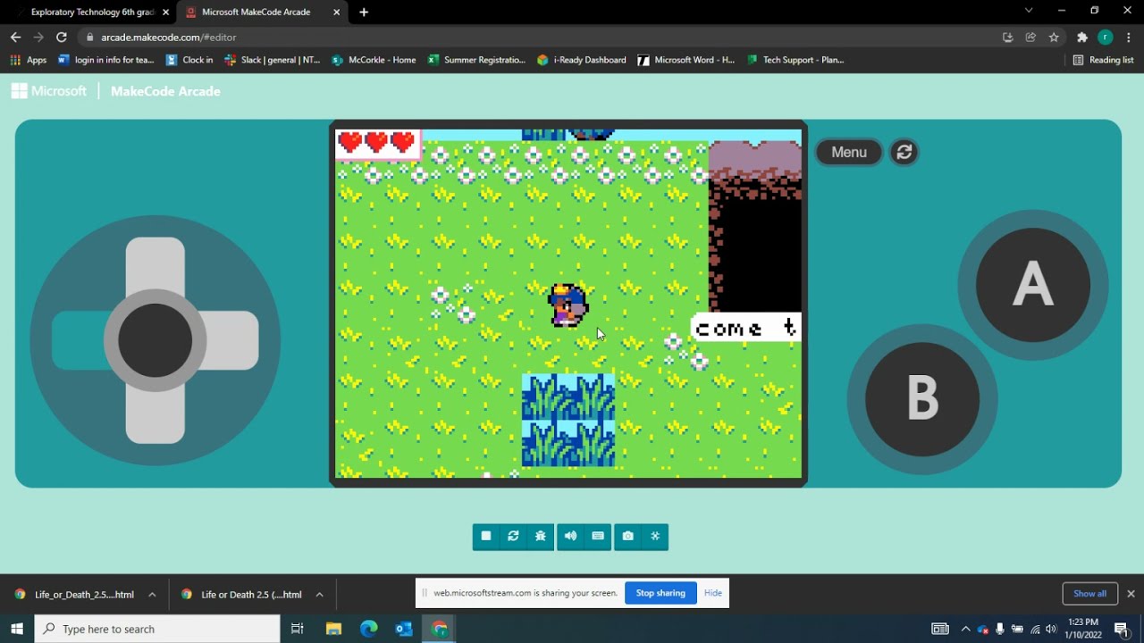 Updated animations: make Code arcade