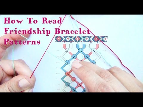 How To Read Friendship Bracelet Patterns ♥ Tutorial