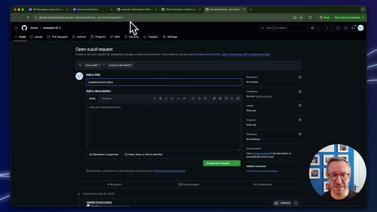 Using GitHub Desktop to publish changes