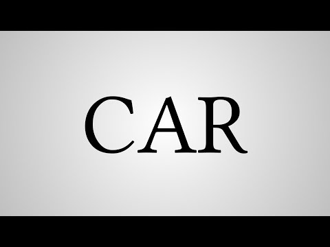 What Does "CAR" Stand For?