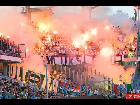 Legia Warszawa fans at Korona Kielce 28 05 2017