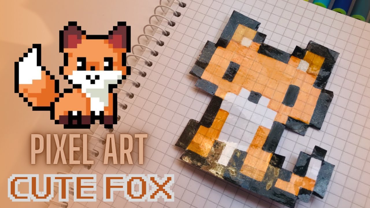 Master Pixel Art: Step-by-Step Guide to Create CUTEST Fox EVER!