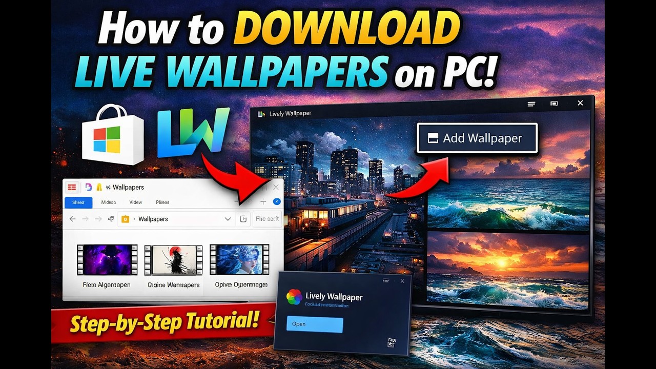 How to Download and Use Live Wallpapers on Windows (2026 Guide)
