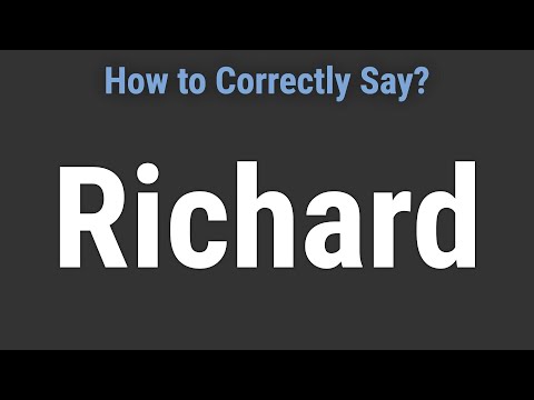 How to Pronounce Name Richard (Correctly!)
