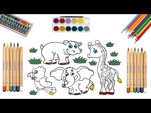 Cute Animals Coloring Pages