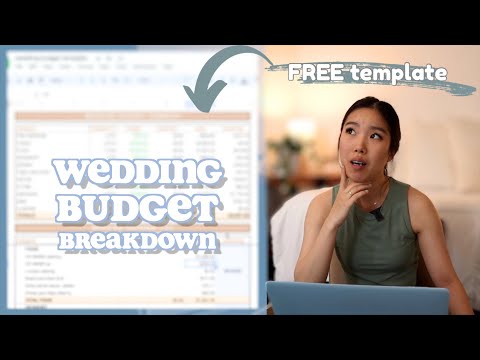 WEDDING BUDGET BREAKDOWN | (tips on how I saved thousands, real numbers, + free template)