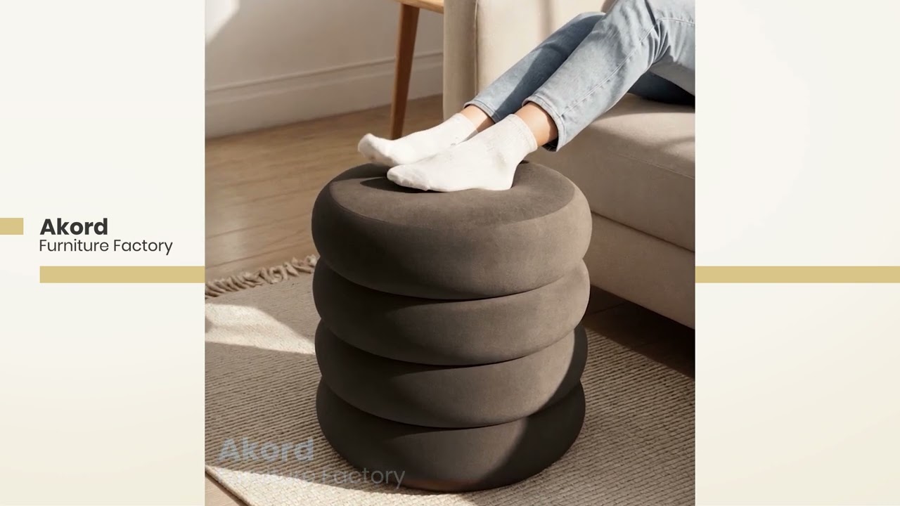 Pouf in velluto SNUGGO | Un accessorio pratico per soggiorno, ingresso o camera da letto