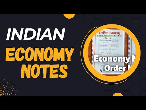 Economy Notes for UPSC | Economy for UPSC | Indian Economy GS Notes For UPSC | IAS Notes #upsc2024