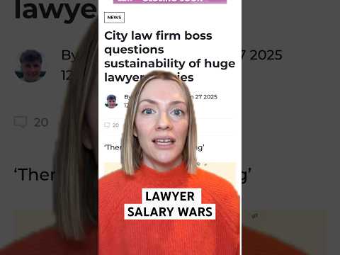 Law firm pay wars: are the huge increases in lawyer salaries sustainable? #lawyer #salary #lawcareer