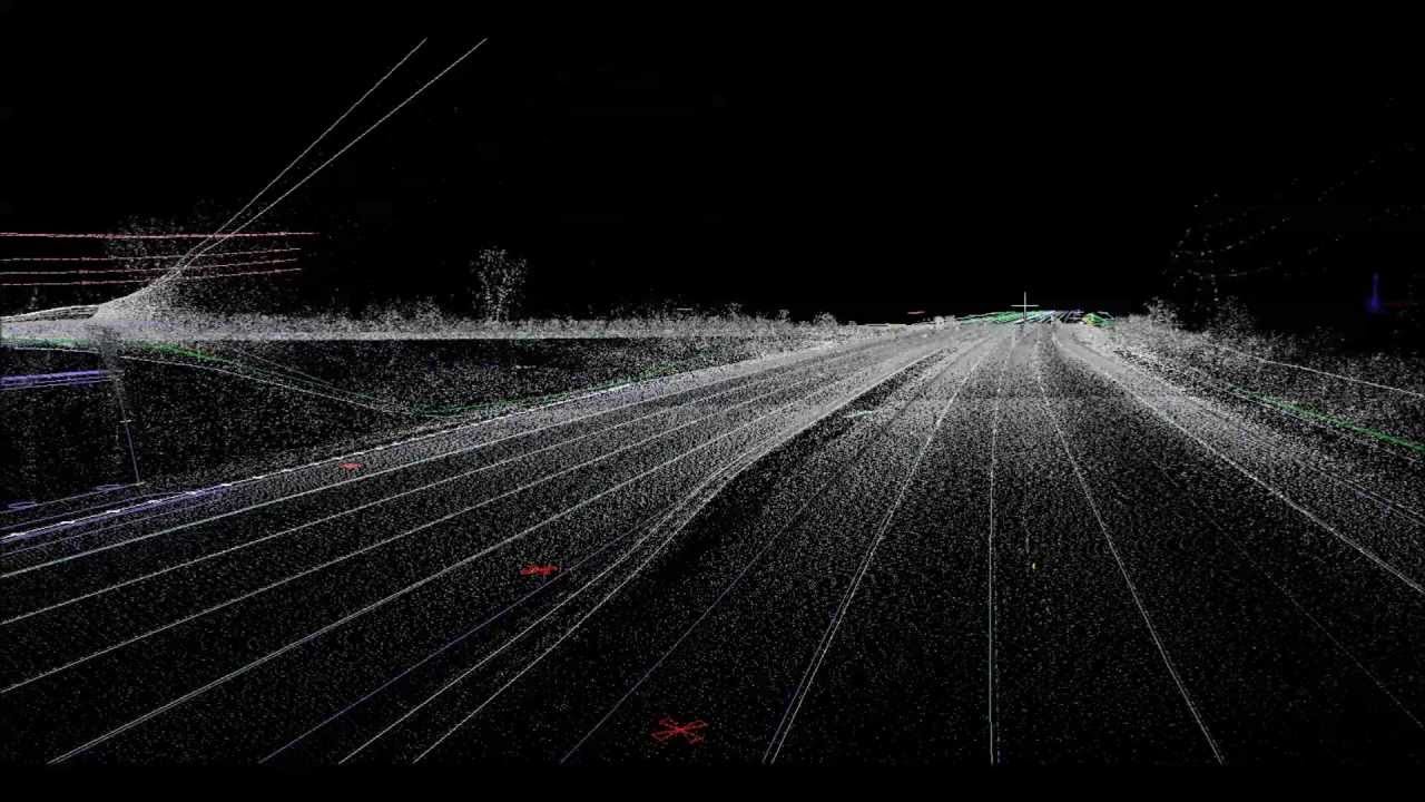 Extracted Linework and Topographic Features over Point Cloud