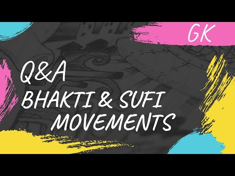 GK | Quiz on Bhakti and Sufi Movement | Let's Fly | UPSC | CSE | REET