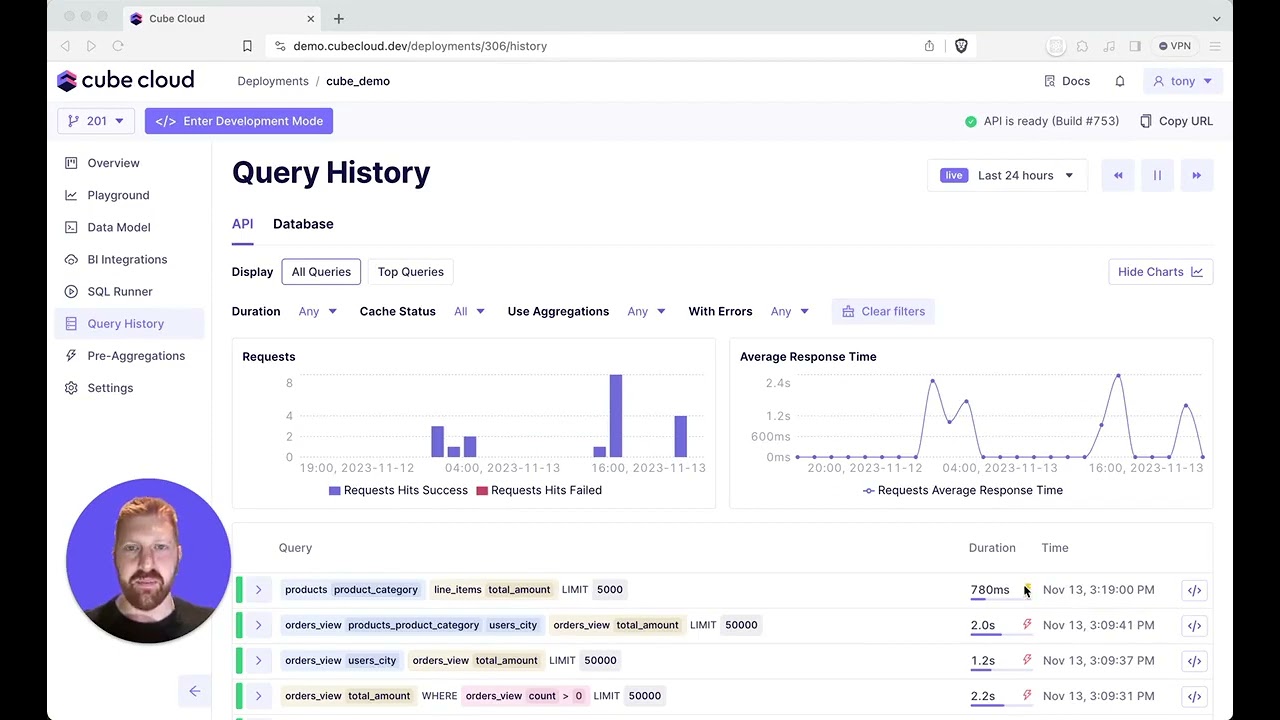 Semantic Layer Overview: Cube Cloud Quick Tour
