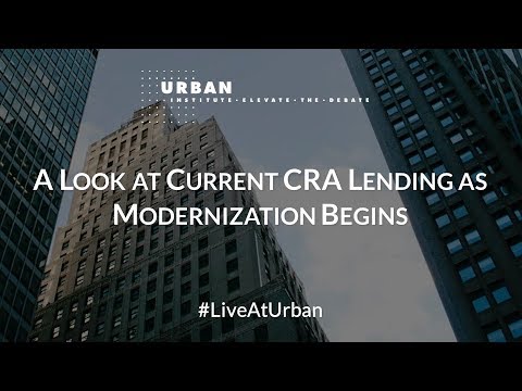 A Look at Current CRA Lending as Modernization Begins
