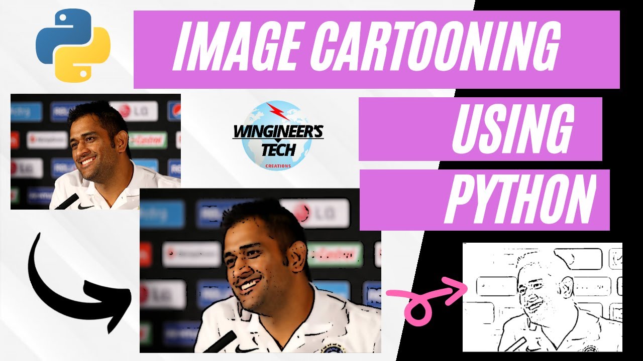 Image Cartooning using openCv in Python| Python Tutorial part-4