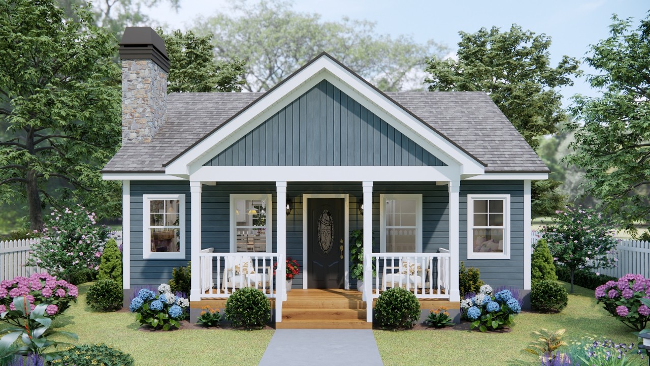 Perfect Country Small House for Cozy Living | Simple, Warm & Beautiful