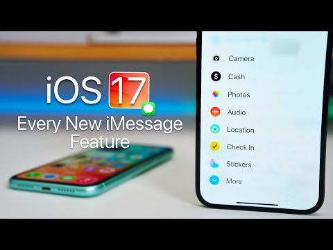 iOS 17 and Every New iMessage Feature