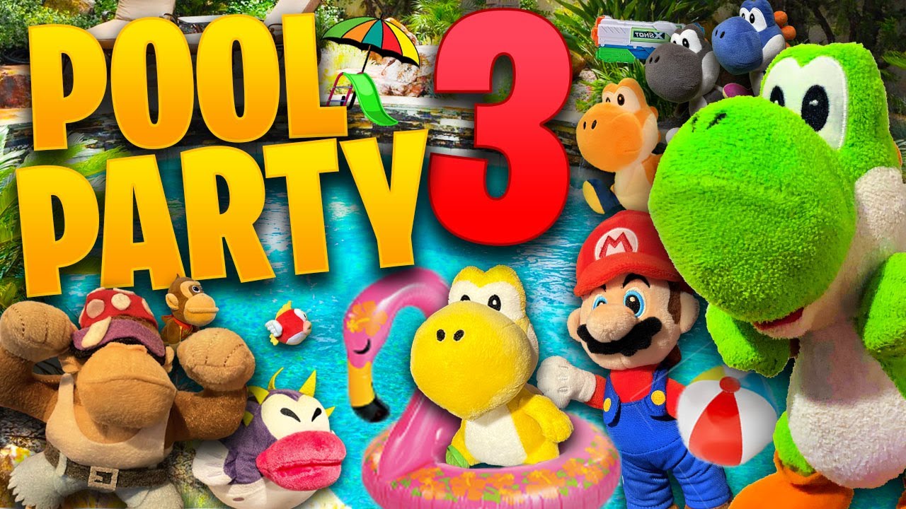 Yoshi's Pool Party 3! - Mario Plush Adventures [83]