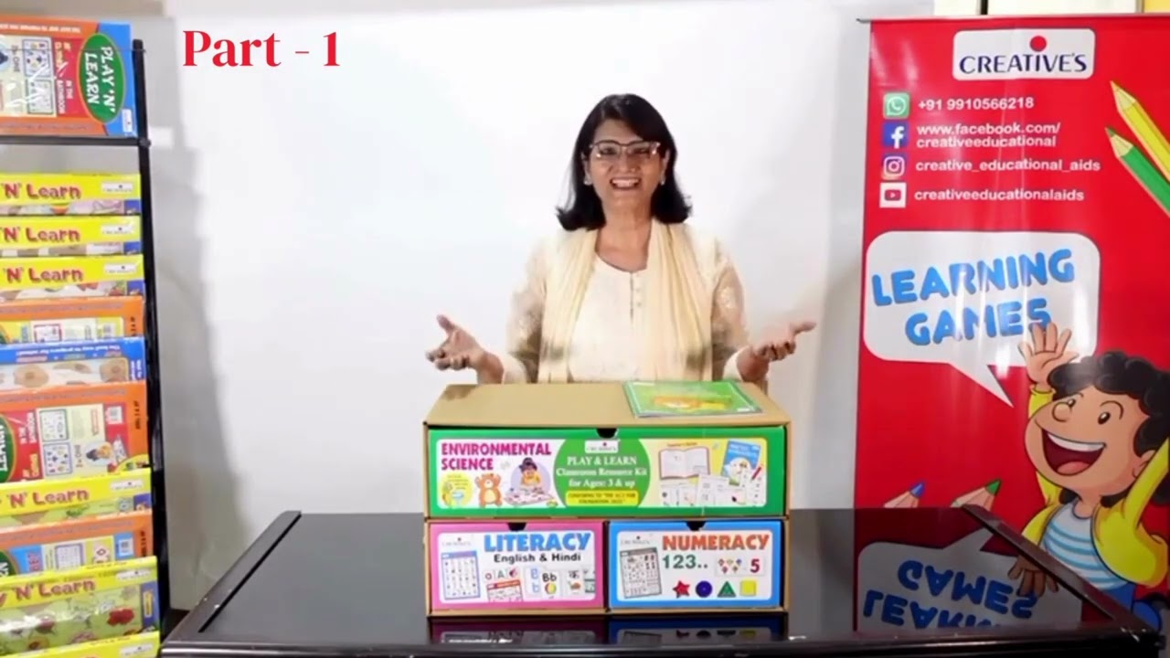 Play & Learn Nursery Classroom Kit (Part - 1) #creativeeducationalaids #explore #youtube