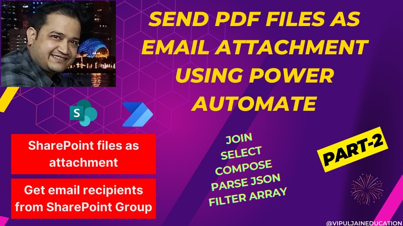 Send PDFs via Email with Power Automate & SharePoint Users