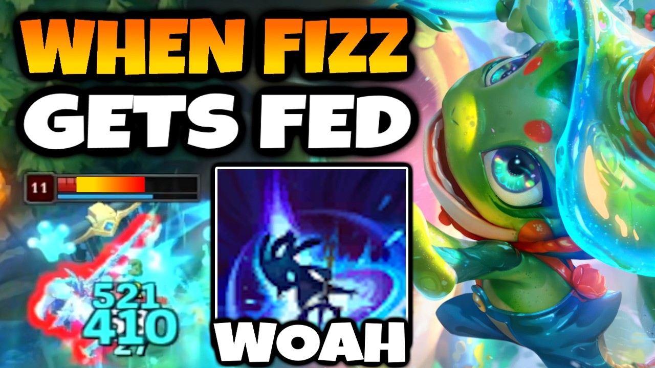 FIZZ is SO CRAZY once he gets fed. And no one plays him in High Elo?!