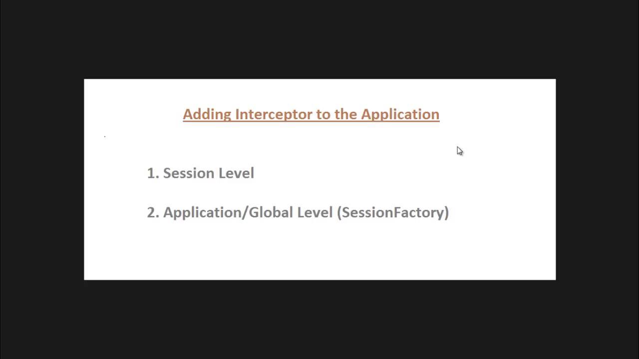 Hibernate Tutorial 17 - Hibernate Interceptors