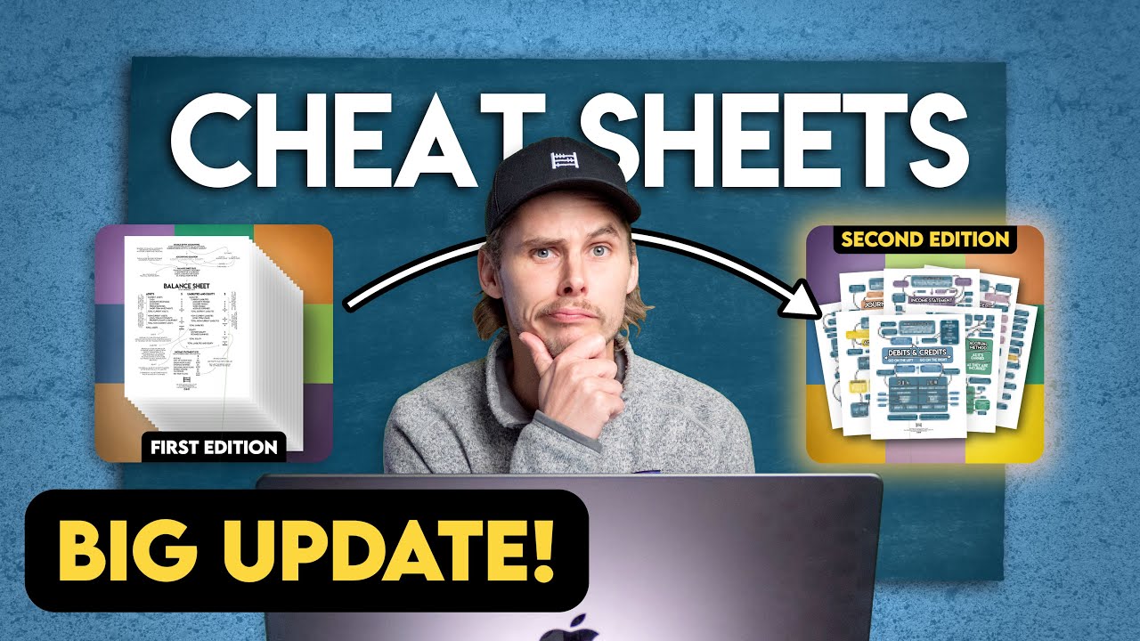 New Accounting Cheat Sheet Bundle (2025)