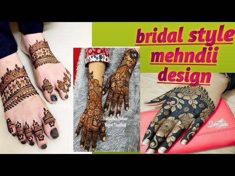 brid@l h@nd feet mehndii design#@rtist henn@#mehndi2023