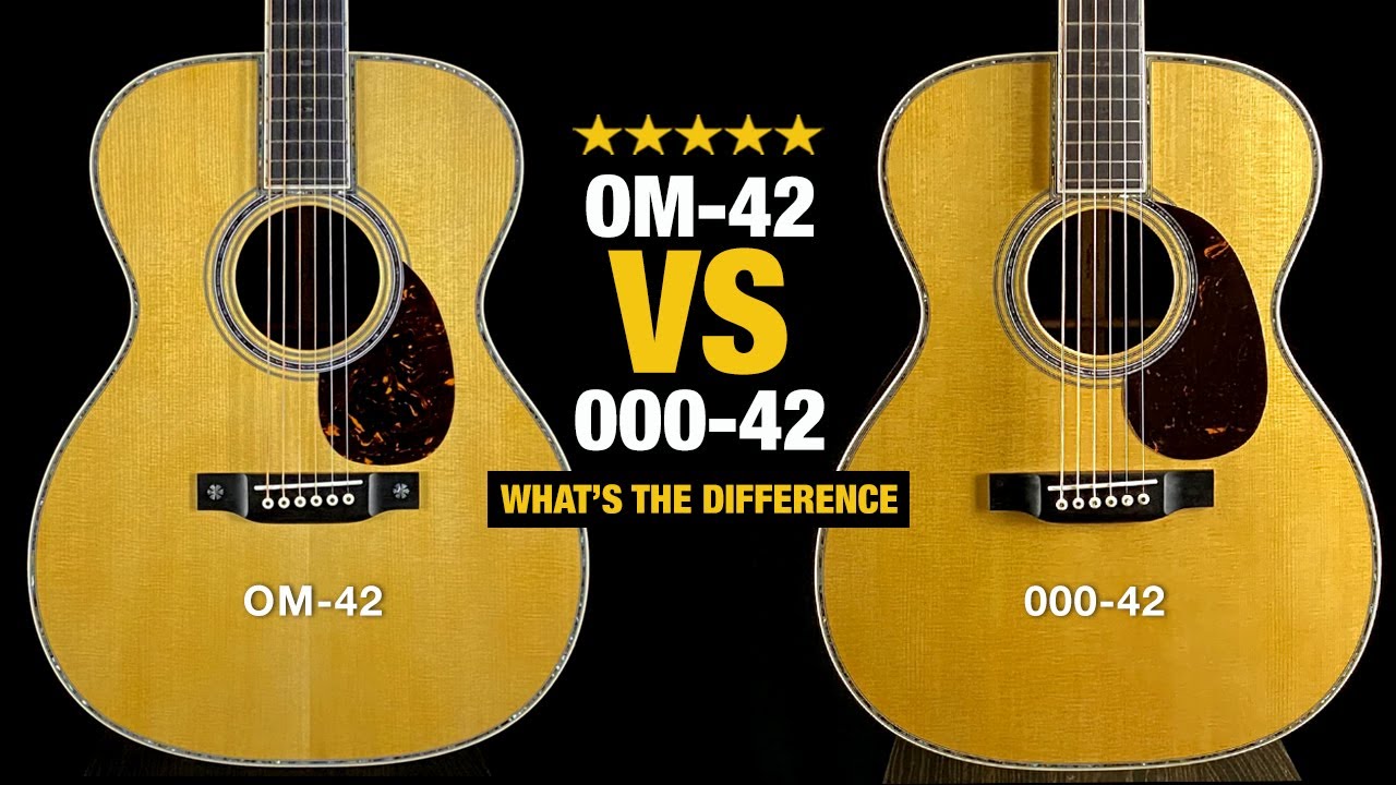 Martin 000-42 vs OM-42 – What's the Difference?