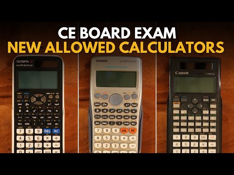 CE Board Exam New Allowed Calculators (Speed Test)