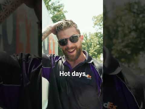 Hot Summer FedEx Ground Deliveries #fedex #shorts #fedexground #deliverydriver #funny