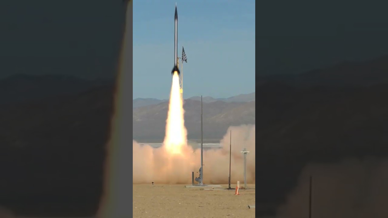 Rocket goes to space at Mach 5 #rocketry #science