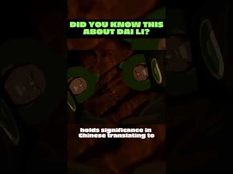 Chinese Significance of 'Dai Li' : Ba Sing Se Guardians