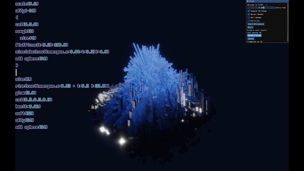 Development of Fluff, a Visual Live Coding Language (2025)