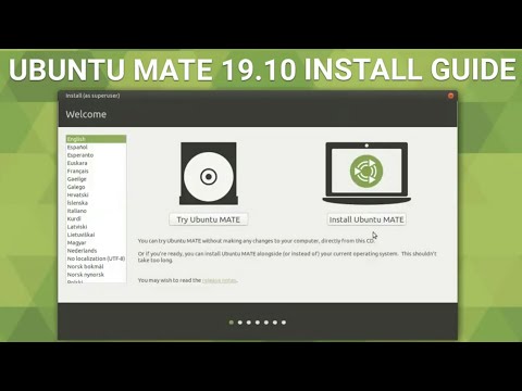 Ubuntu Mate 19.10 Installation Guide 2019
