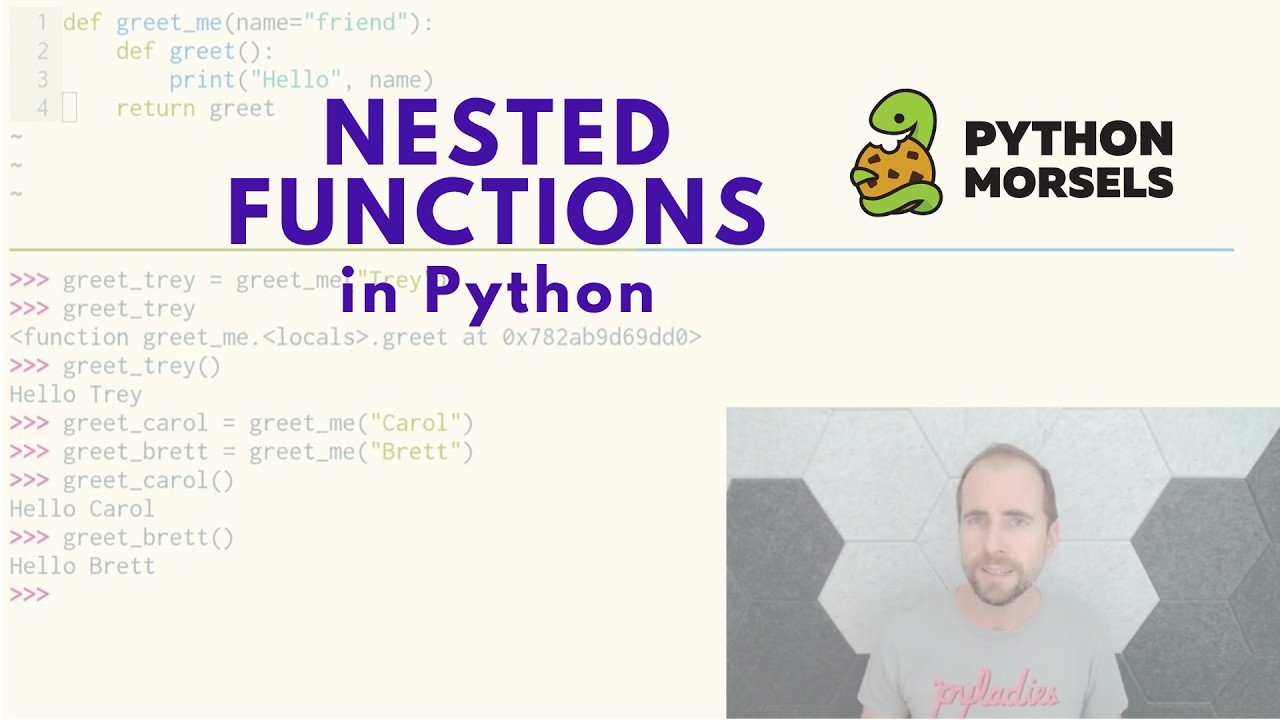 Nested functions in Python