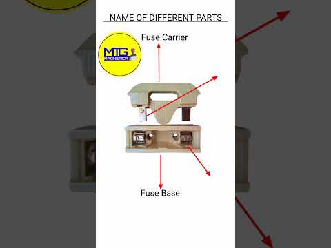 FUSE || KitKat Fuse || Rewirable Fuse || Porcelain Make Low voltage fuse || Different Parts of Fuse