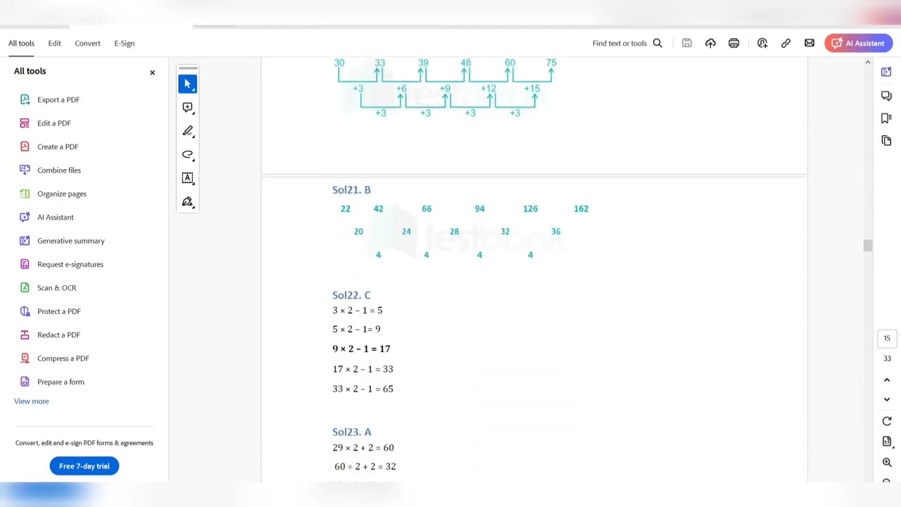 100+ questions on number series pdf with solutions