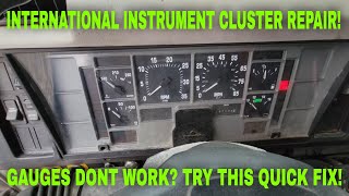1998-2000 International 9100i & 9400 Instrument Cluster Guide: Fixing ...