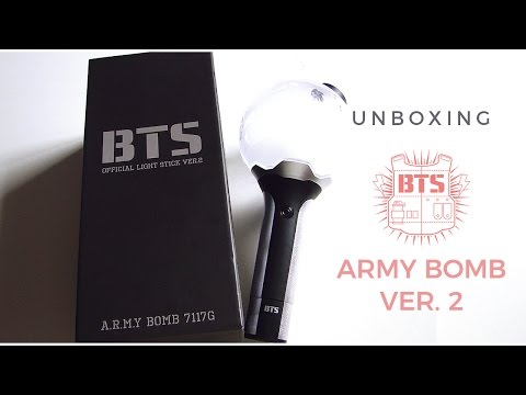 [UNBOXING] BTS 방탄소년단 ARMY BOMB VER.2 Official Lightstick (+Subs Español)