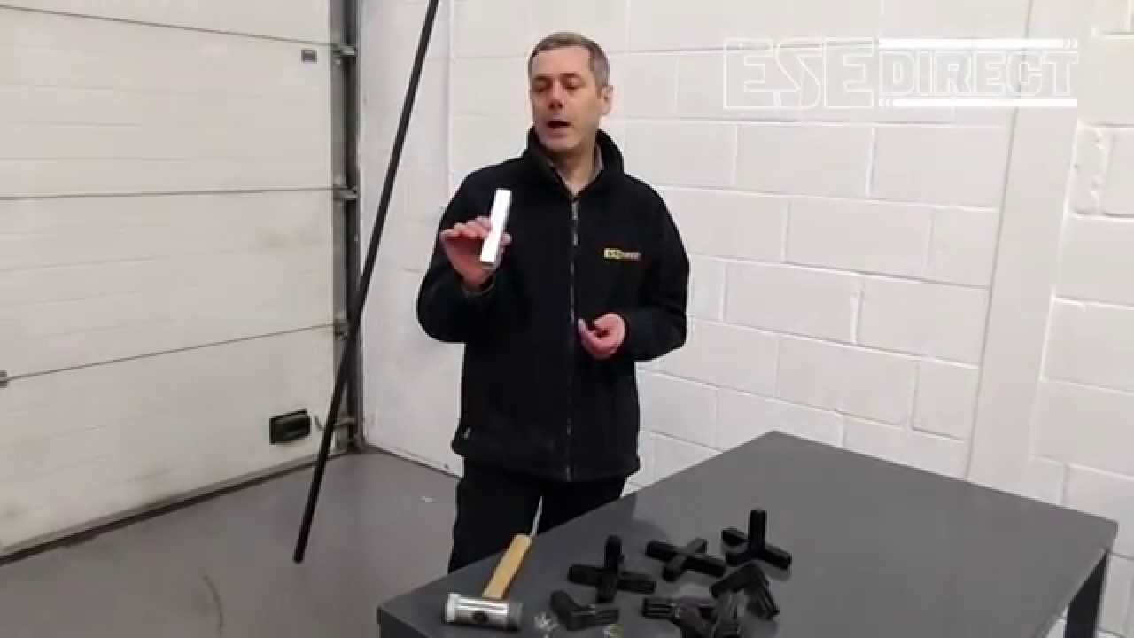 Square tube construction system product demo