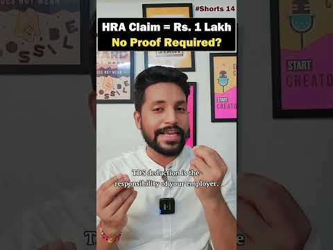 HRA = 1 Lakh, No Proof Required? #Shorts 14